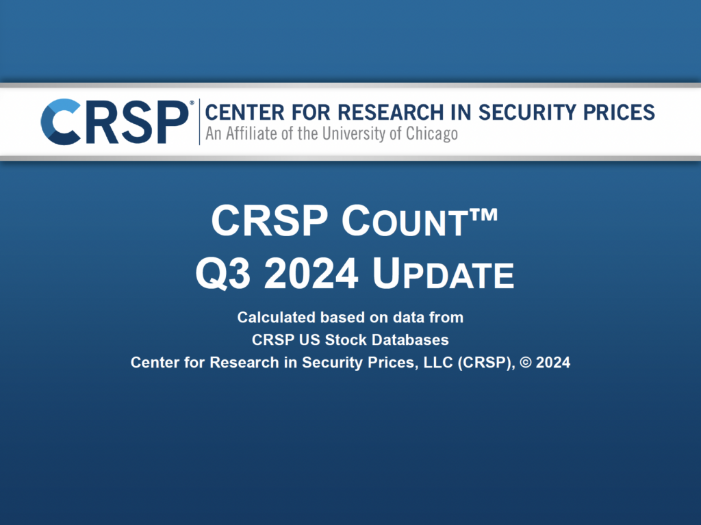 CRSP Research Data Products - Center for Research in Security Prices